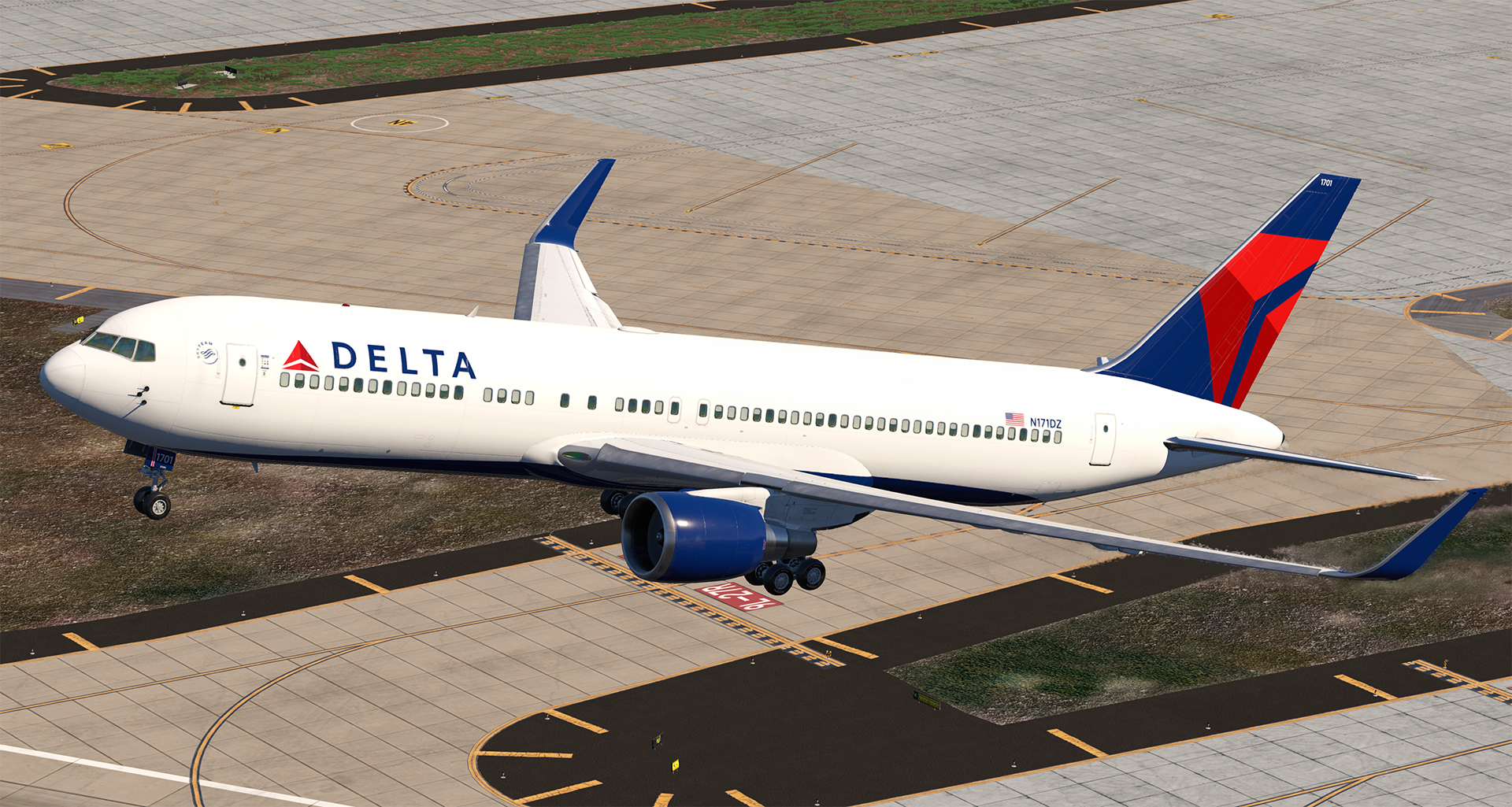 Delta FlightFactor 767-300 Pack - Aircraft Skins - Liveries - X-Plane ...