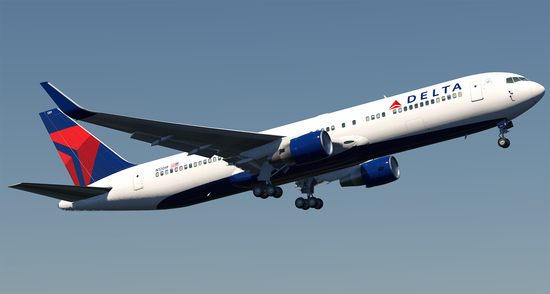 Delta FlightFactor 767-300 Pack - Aircraft Skins - Liveries - X-Plane ...